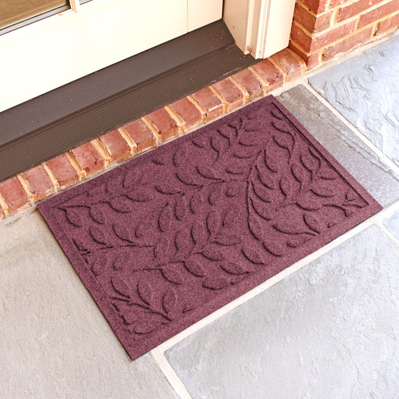 Matterly WaterHog Brittney Leaf Indoor Outdoor Door Mat & Reviews | Wayfair