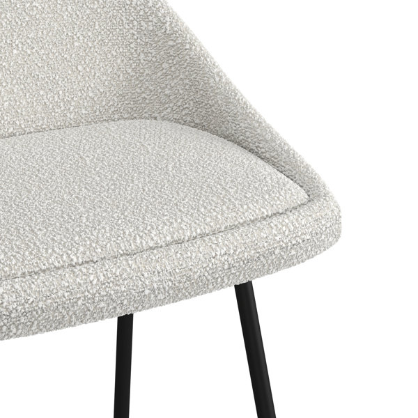 AllModern Holmes Boucle Bar & Counter Stool & Reviews | Wayfair