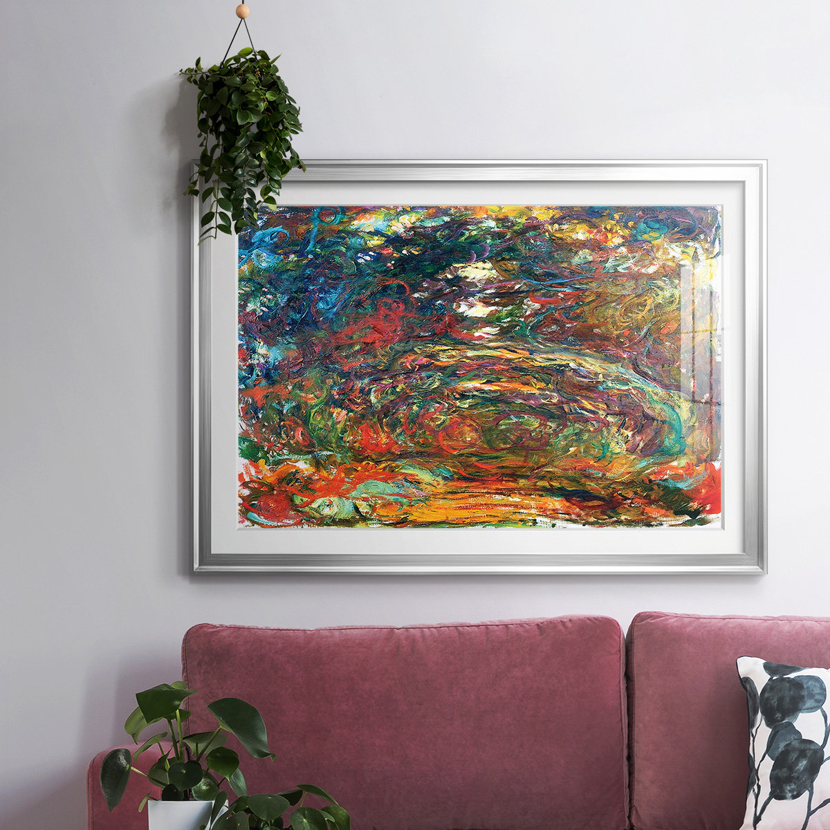 Wrought Studio™ Path under the Rose Arches, Giverny, 1920-FramedFramed ...