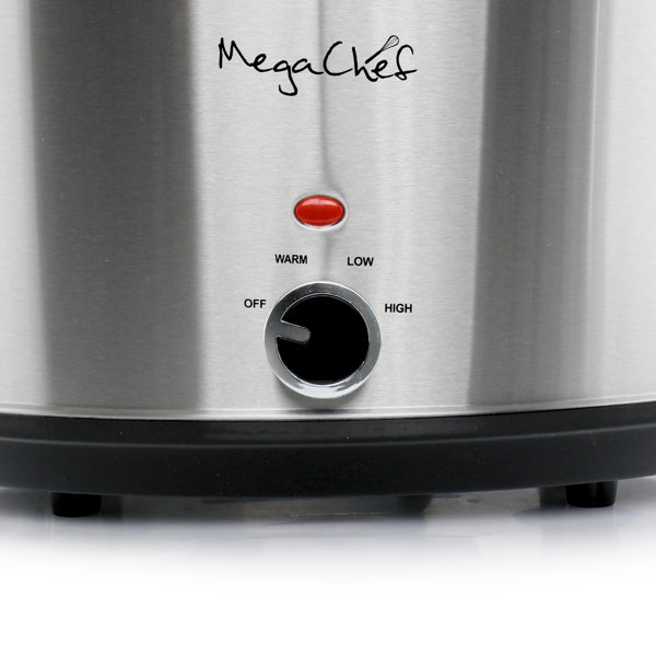 MegaChef 8 Liter Slow Cooker with Mini 0.6 Liter Warmer & Reviews | Wayfair