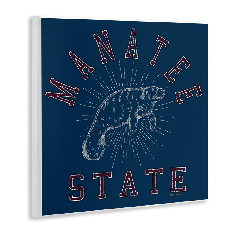 Dakota Fields Vintage Manatee State Wall Plaque Art by Spirit Animals ...