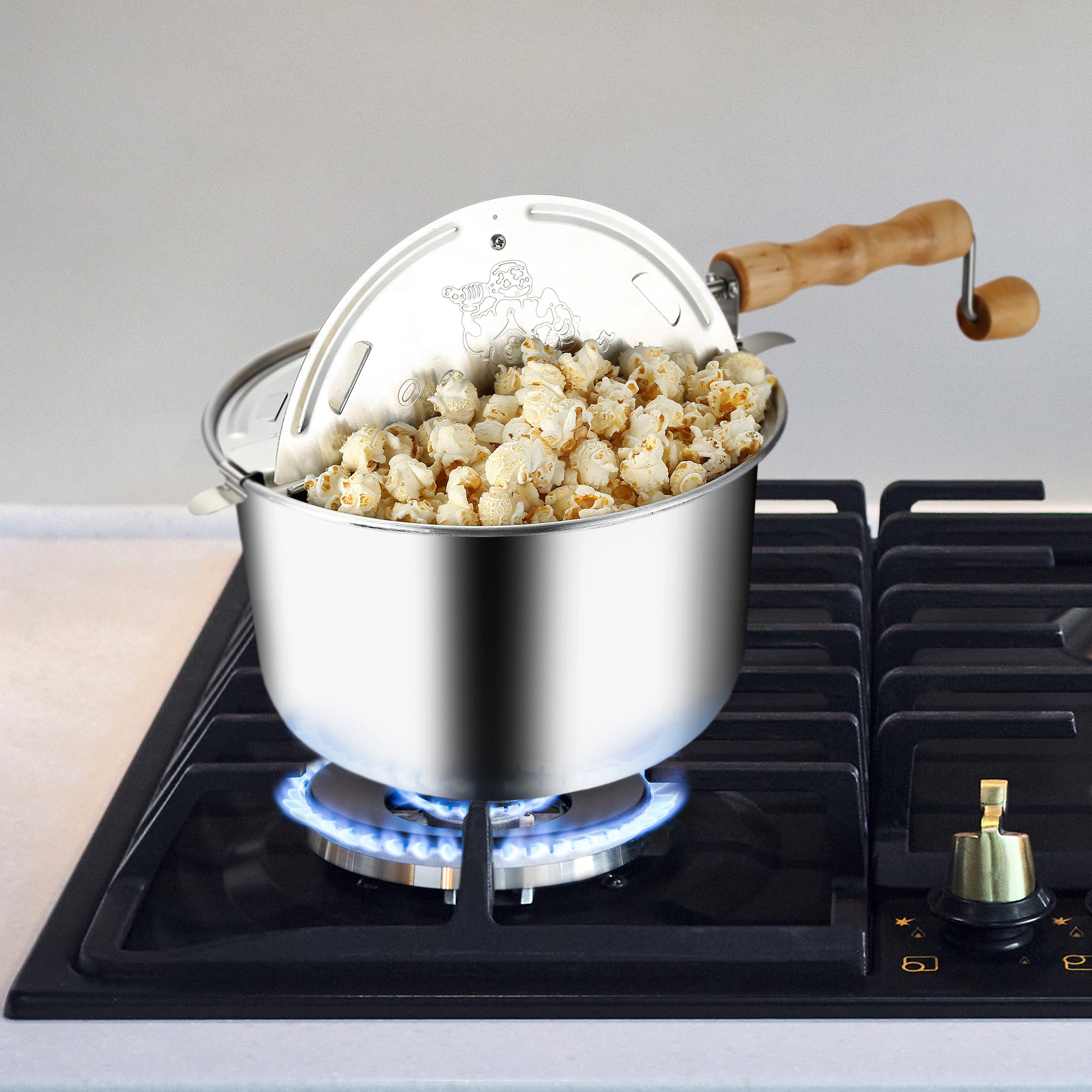 Great Northern Popcorn Stovetop Popcorn Maker 6oz Aluminum Popcorn ...