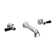 Bayswater Bathrooms Solid Brass 3 Hole Wall Mounted Pillar Taps ...