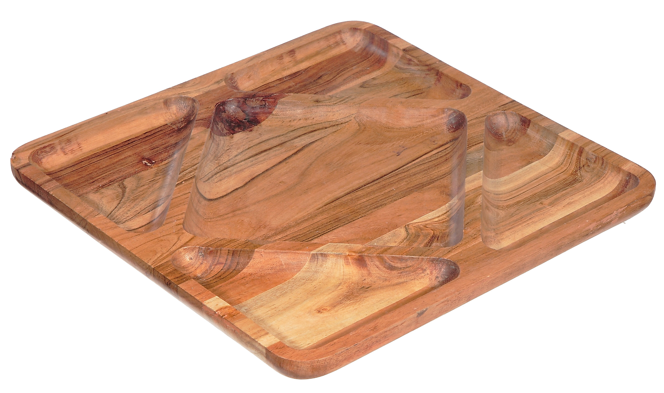 Red Barrel Studio® Zambrana 5 Section Square Divided Serving Dish | Wayfair