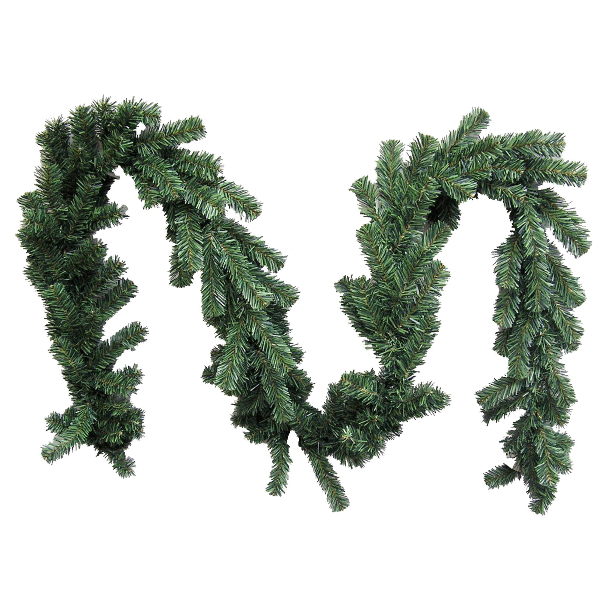 The Holiday Aisle® 9 Ft x 10" 180 Tips PVC Canadian Pine Garland ...