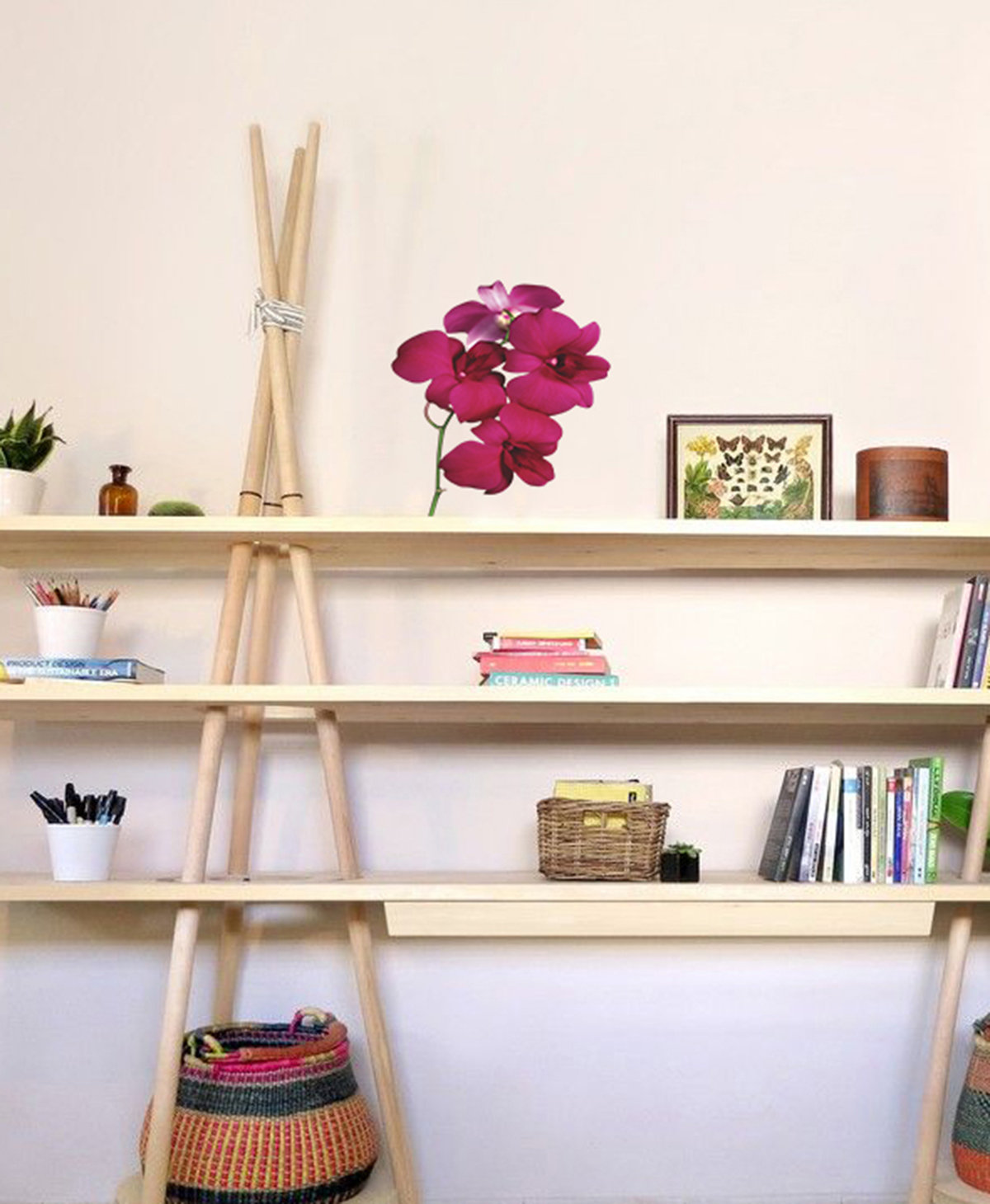 Red Barrel Studio® Orchid Flower Wall Deca | Wayfair