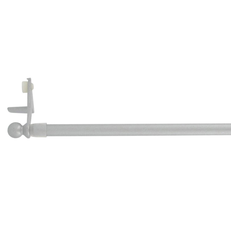 Evideco Café Rod Adjustable Tension Single Curtain Rod & Reviews | Wayfair