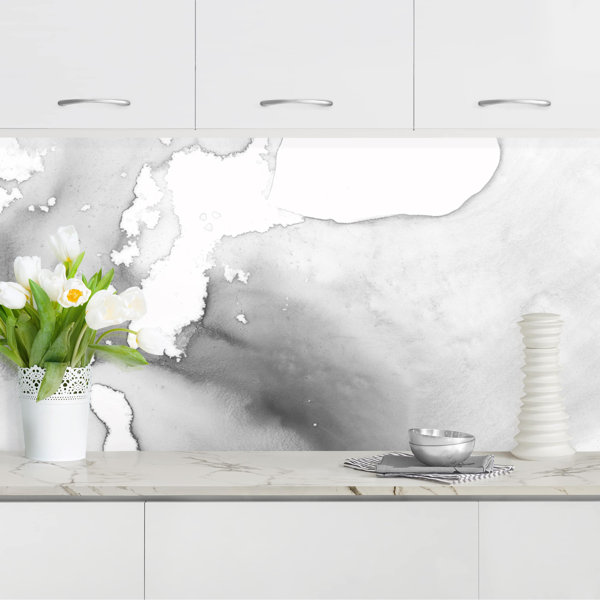 Ivy Bronx Haze And Water IV 50 x 175Cm PVC Tile in Grey | Wayfair.ie