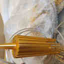 Everly Quinn Joben 11ft 20-Lights Gold Staircase Chandelier Crystal ...