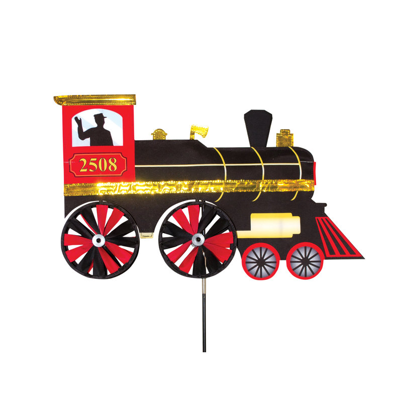 In The Breeze 24" Steam Engine Spinner & Reviews | Wayfair
