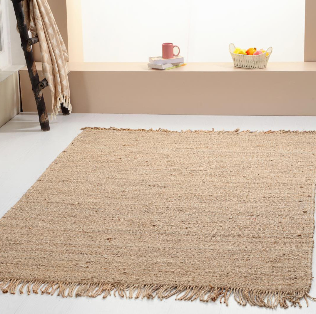 Isabelline Melania Hand Knotted Solid Color Indoor Rug | Wayfair