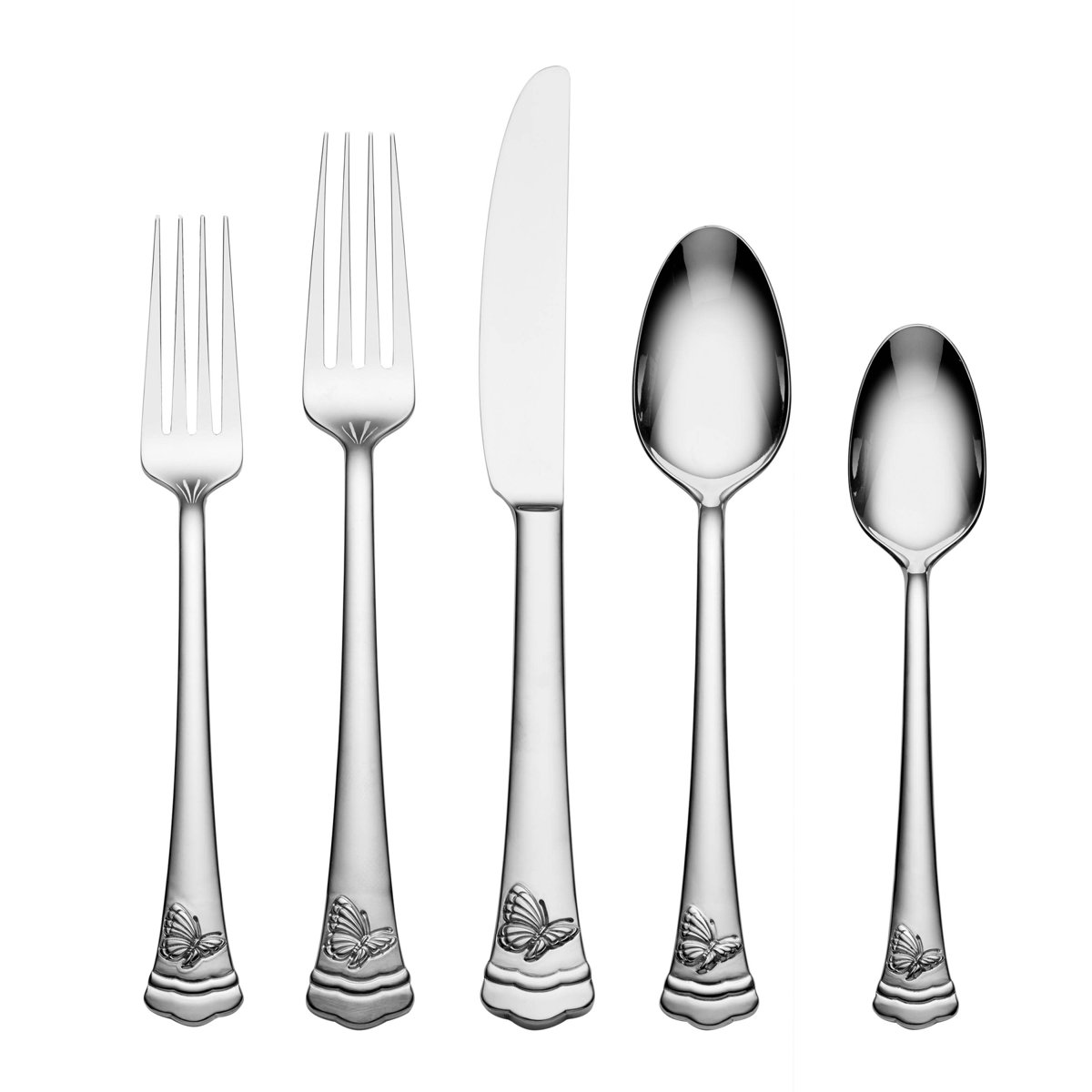 Lenox Butterfly Meadow II Mirror 65-Piece Flatware Set & Reviews | Wayfair