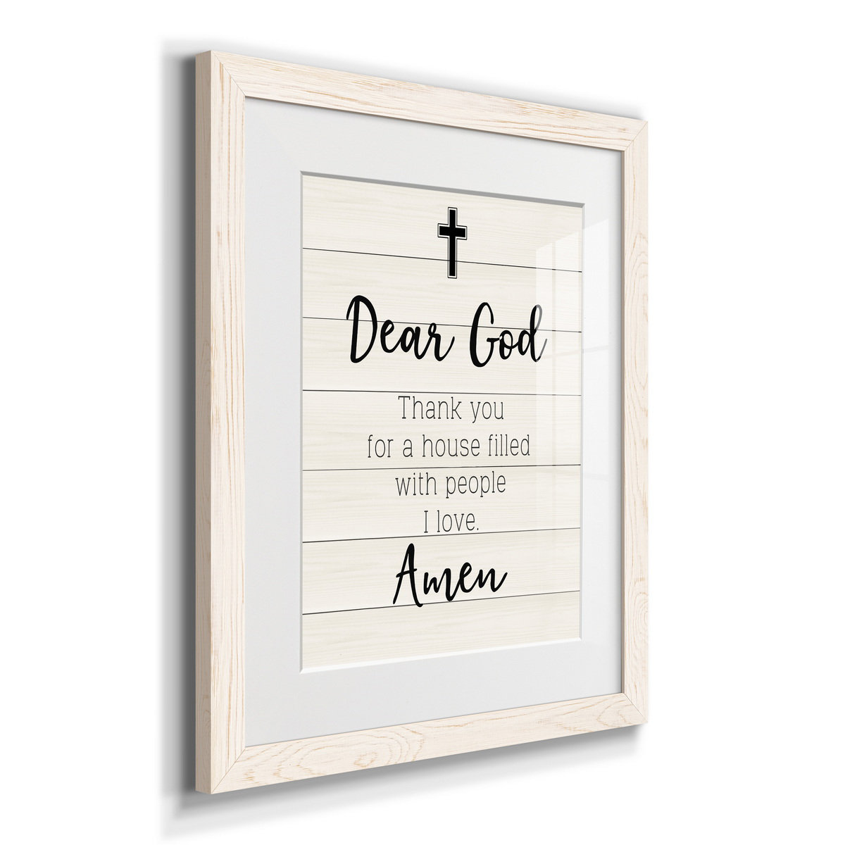 Gracie Oaks Dear God - Picture Frame Textual Art Print on Paper ...