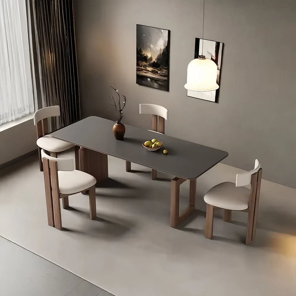 ComfySofa.s Vintage fine rock plate dining table and chair set | Wayfair