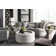 Vanguard Furniture Boyden Round Ottoman With Wood Tray | Wayfair