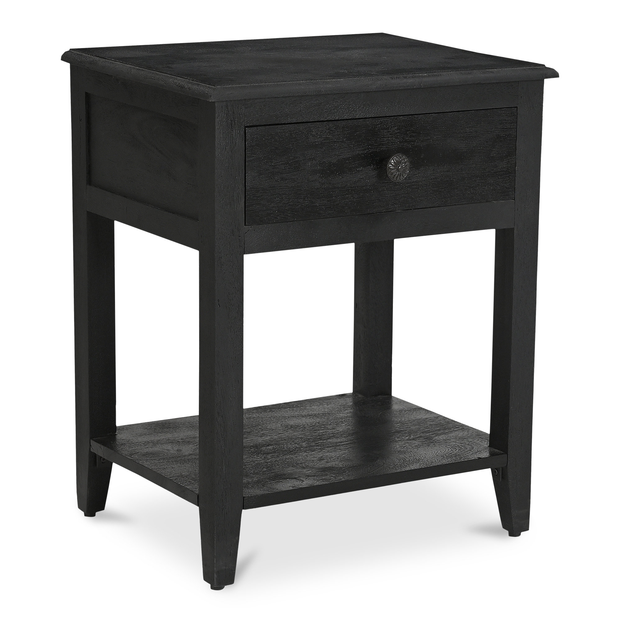 Moe's Home Collection Corrine Nightstand Antique Black | Perigold