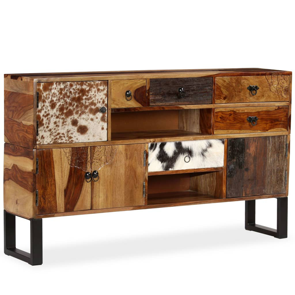 Loon Peak Sideboard Drawer Cupboard Sideboard Buffet Cabinet Solid Wood ...