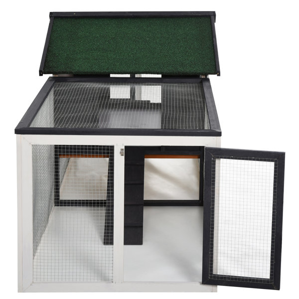 Tucker Murphy Pet™ Lunenburg Weather Resistant Rabbit Portable Hutch ...
