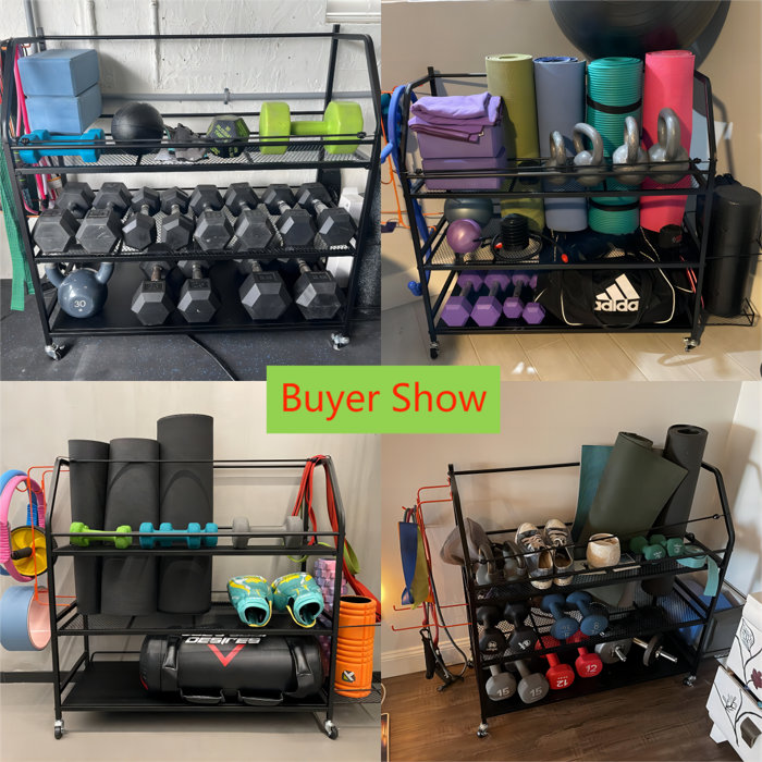 Arlmont & Co. Home Gym Storage Rack & Reviews | Wayfair