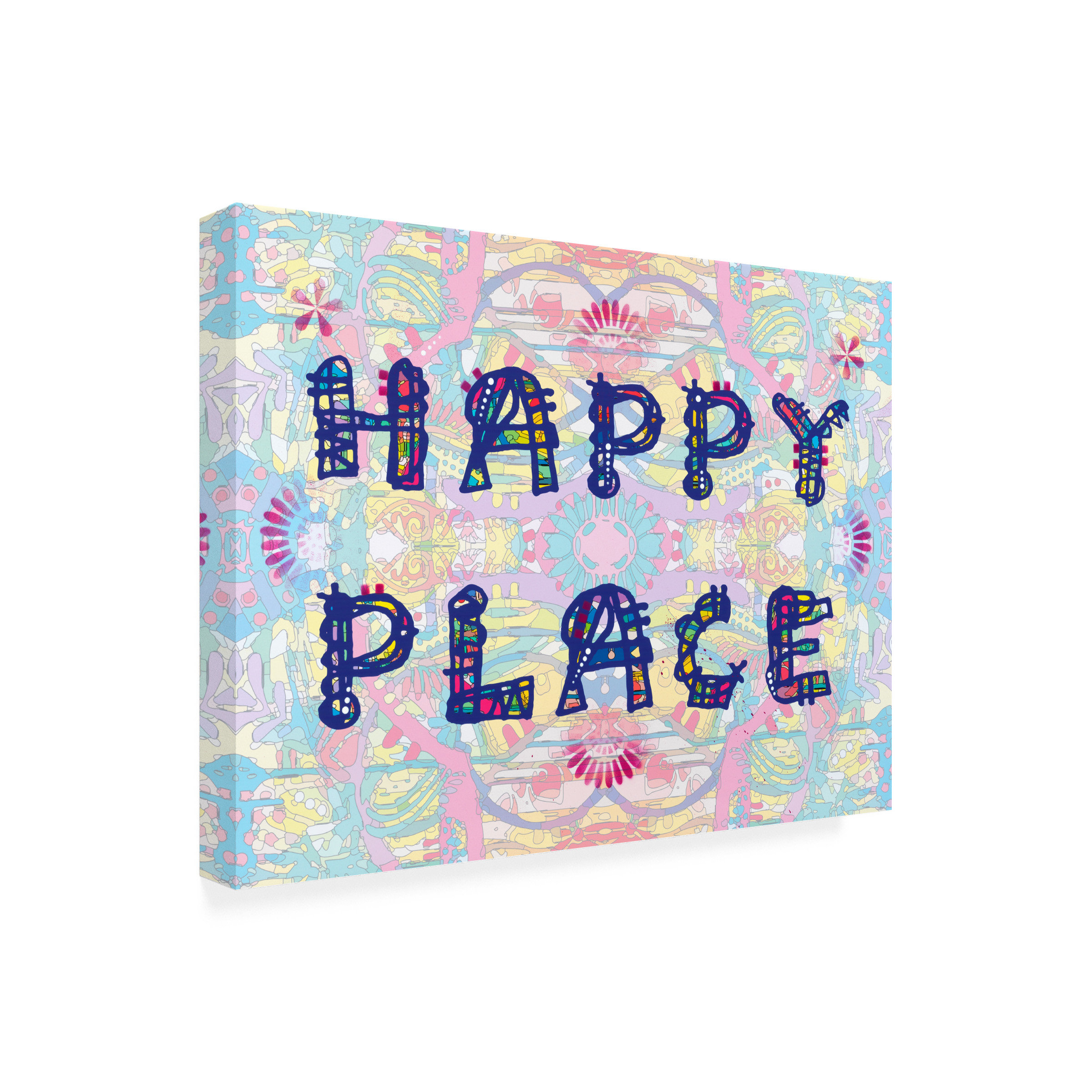 Trinx Kinnidi Dean Russo Happy Place Canvas Art | Wayfair