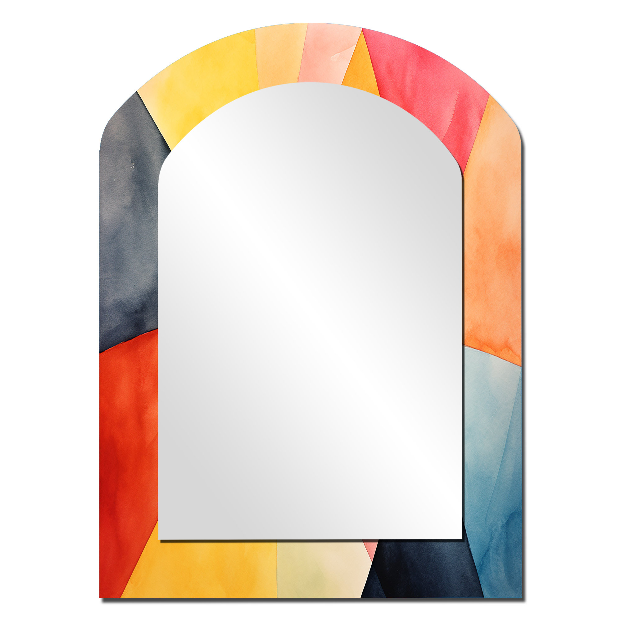 Ivy Bronx Geometric soft colors tiles I - Geometric Asymmetrical Unique ...