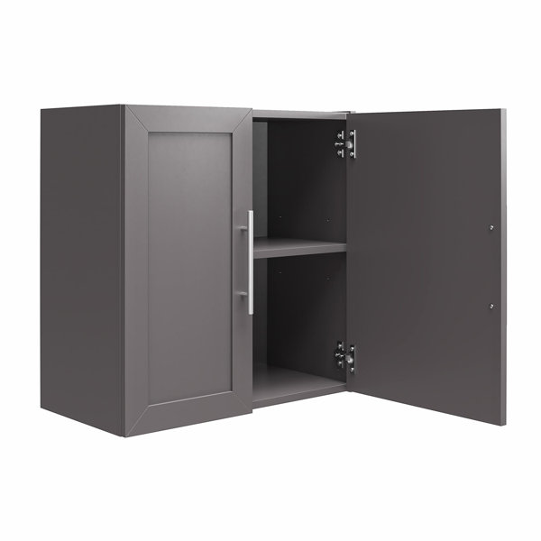 Ameriwood Home Camberly Framed 24" Wall Cabinet, Graphite Gray | Wayfair