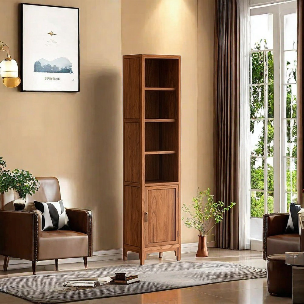 Parttlion New Chinese style solid wood bookcase file locker | Wayfair