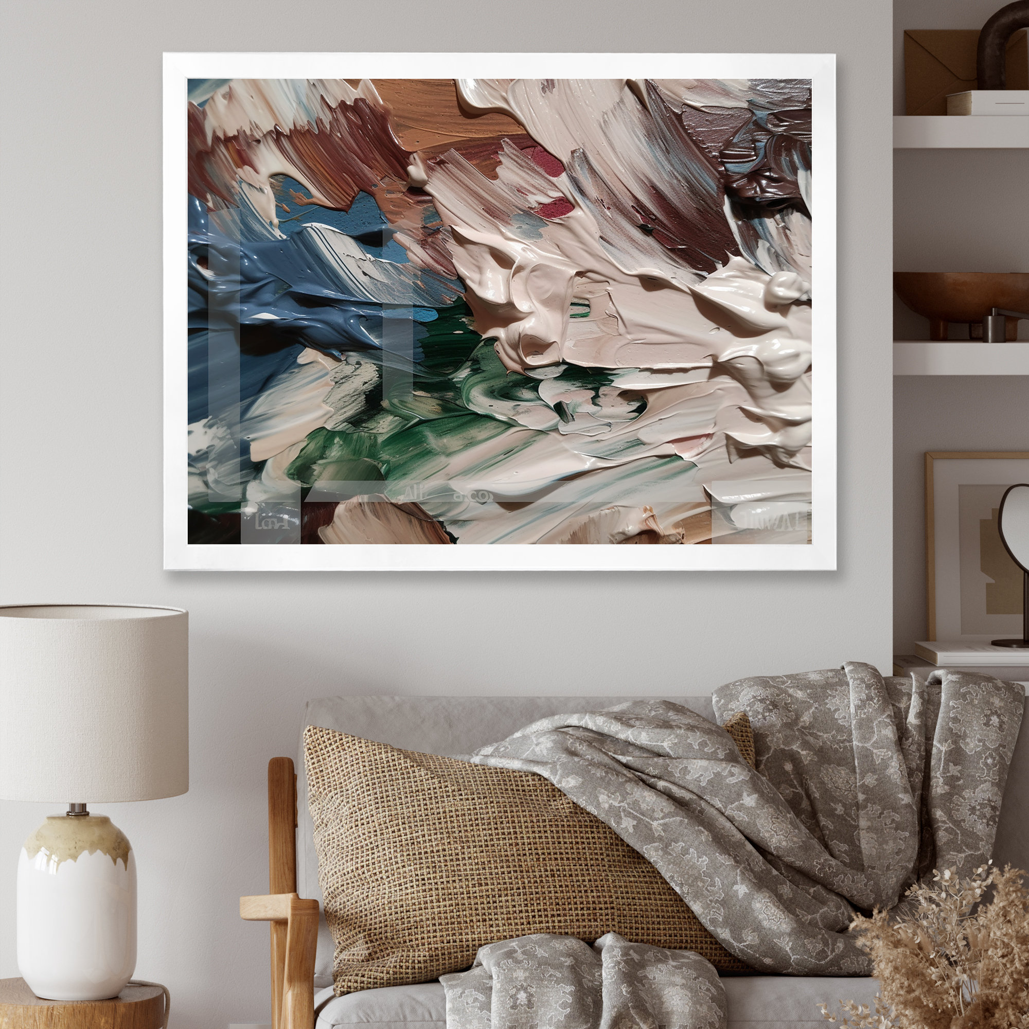Wrought Studio Autumn Joy Abstract Oil Painting - Abstract Painting ...