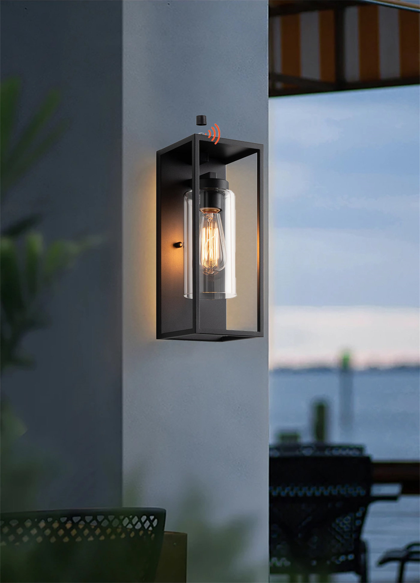 Hokku Designs Waterproof Porch Light Outdoor Wall Light – 2 PCS | Wayfair