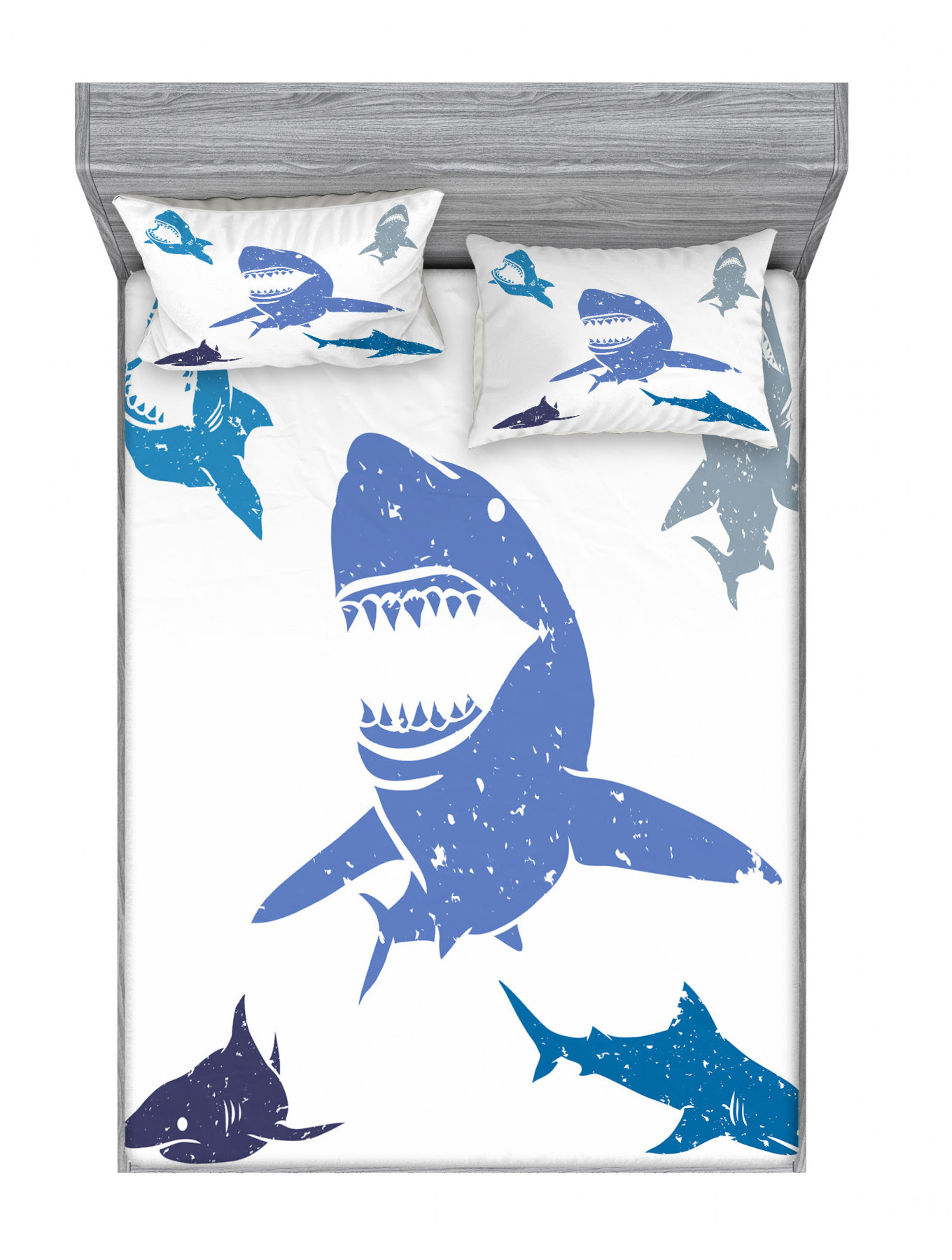 Ambesonne Shark Sheet Set | Wayfair