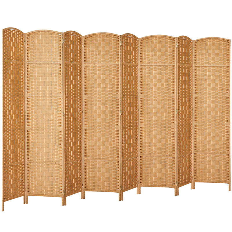 Winston Porter Guriy 8 Panels 128" W 72" H Dual-hinges Home Office Room ...