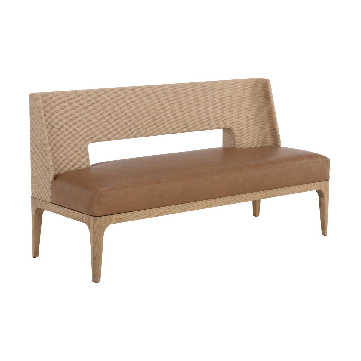 Hokku Designs Jenavieve BANQUETTE - MILLIKEN COGNAC - Brown | Wayfair
