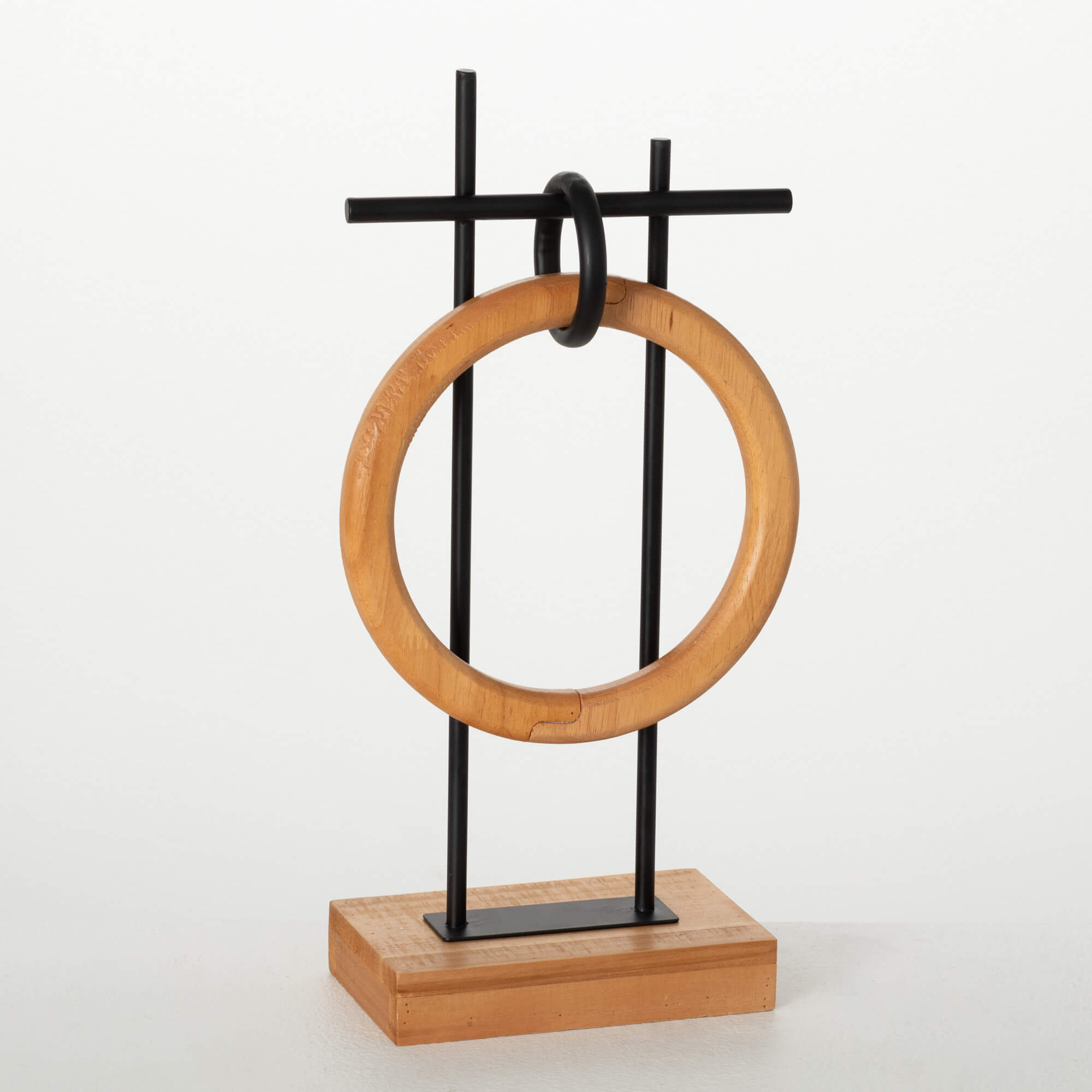 Ebern Designs Sullivans Modern Table Decor 15"H; Black | Wayfair