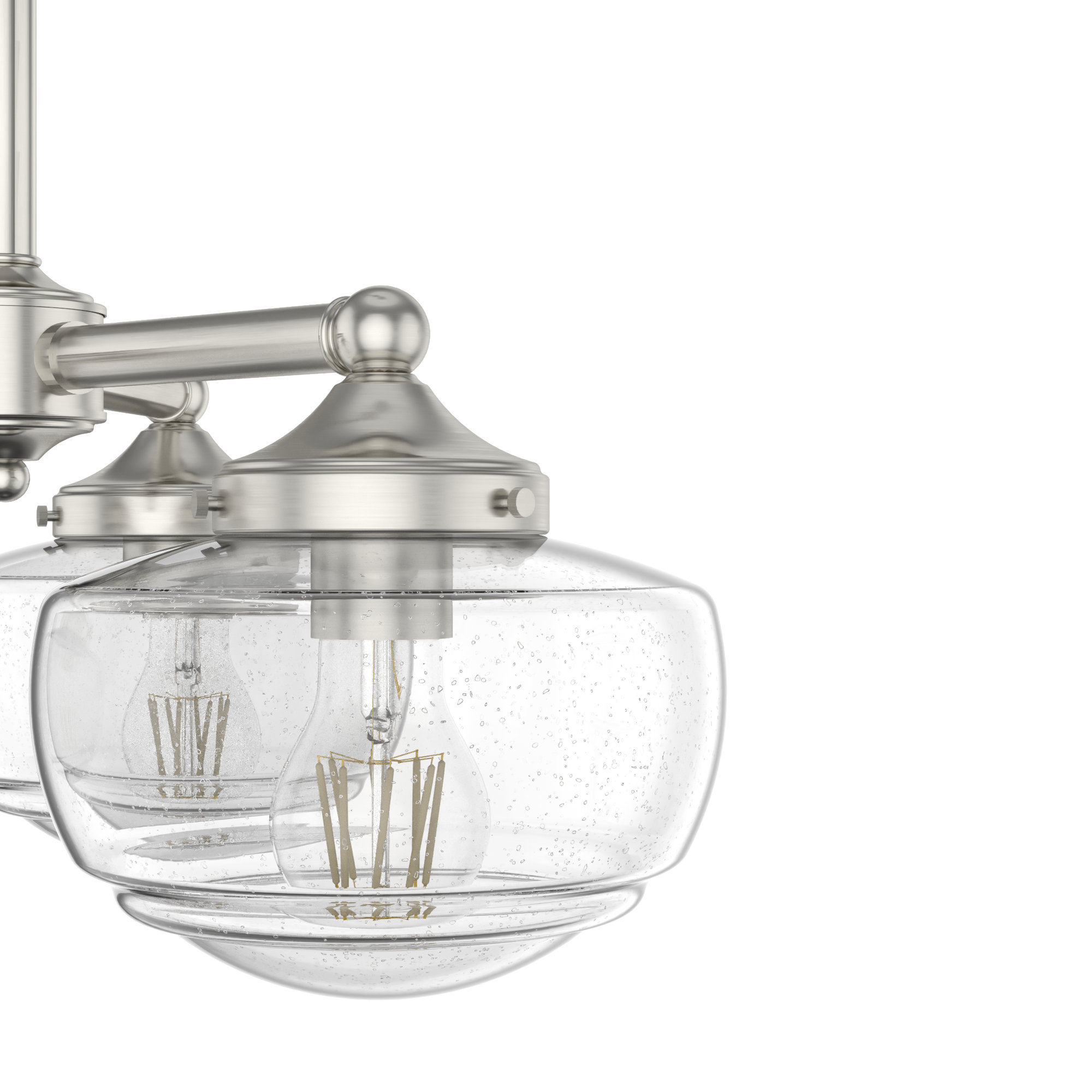 Hunter Fan Hunter Saddle Creek 3 Light Chandelier Ceiling Light Fixture ...