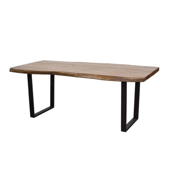 Union Rustic Lechner Solid Wood Dining Table | Wayfair