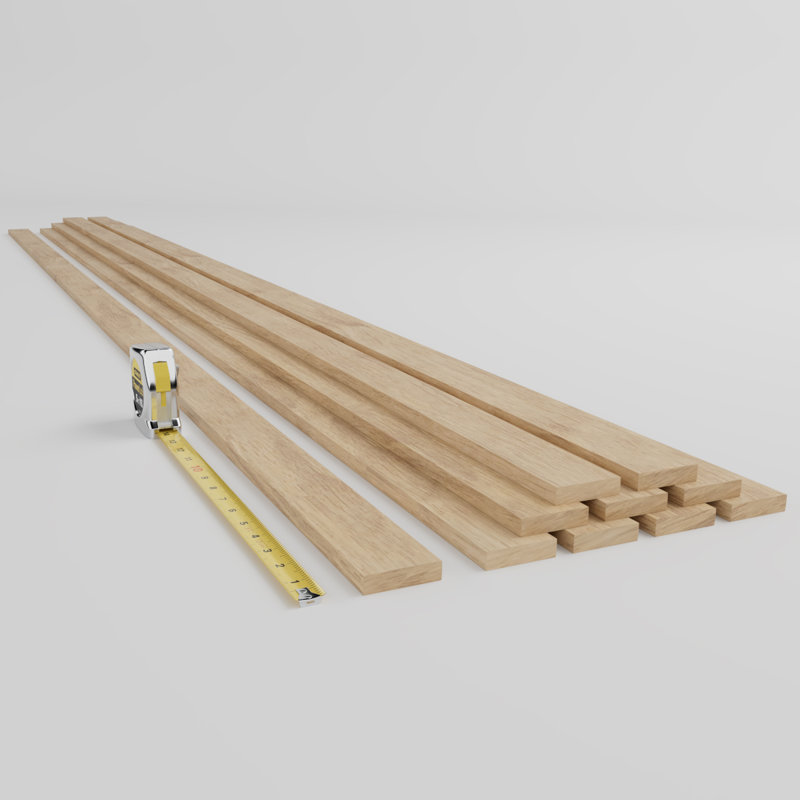 Ekena Millwork Heritage Traditional Stain Grade Slat Wall Kit w/ 2"W x ...