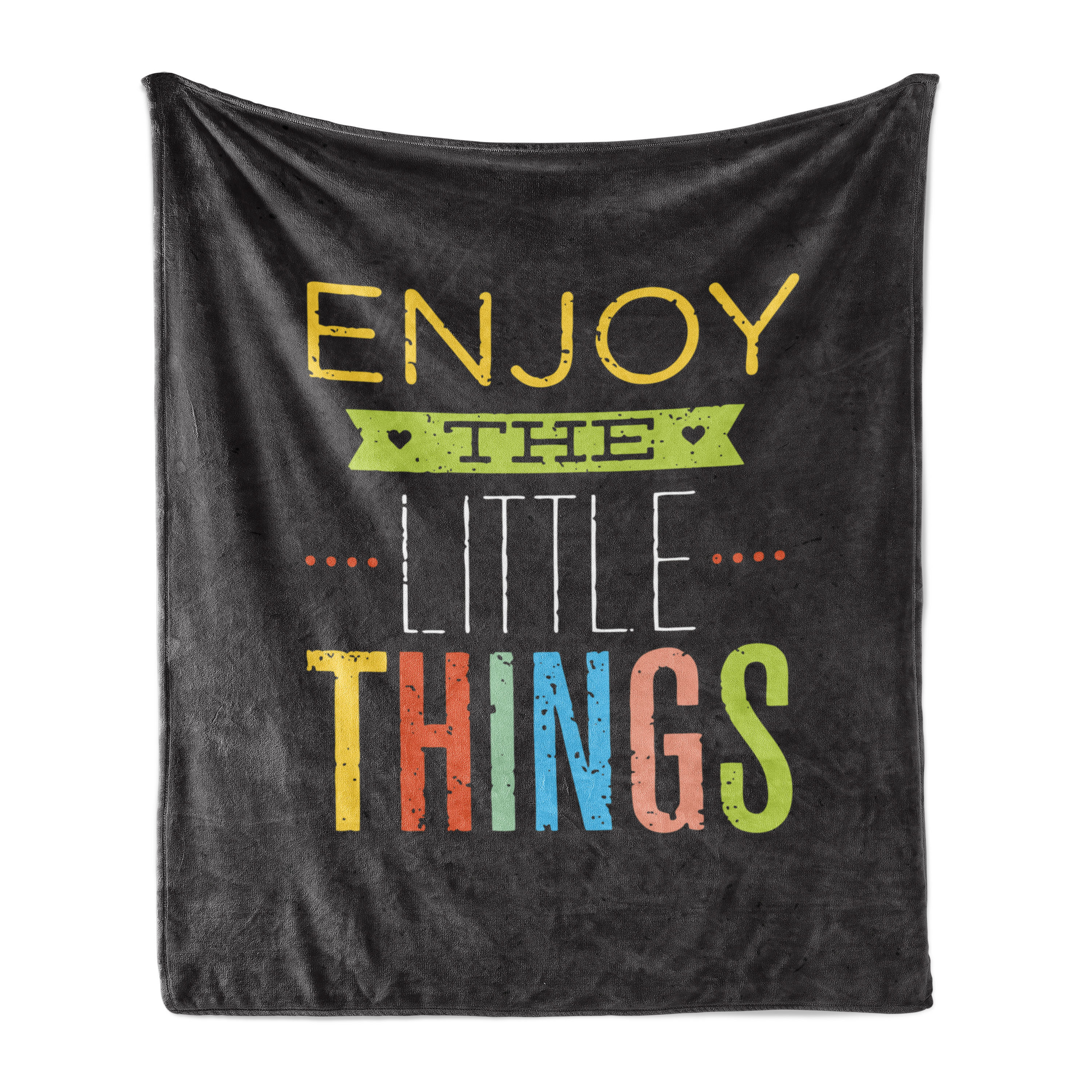 Ambesonne Saying Fleece Throw Blanket Modern Calligraphy Letter ...