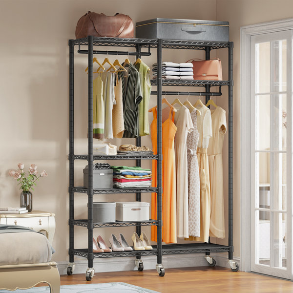 VIPEK R4 45" Rolling Clothes Rack, Heavy Duty Clothing Rack with ...