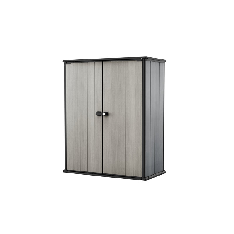 Keter Duotech Hi-Store Garden Storage with 2 Shelves & Reviews ...