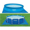 Intex: Pool Ground Cloth - 15.5 Feet - Square Blue Cloth, For Use With ...