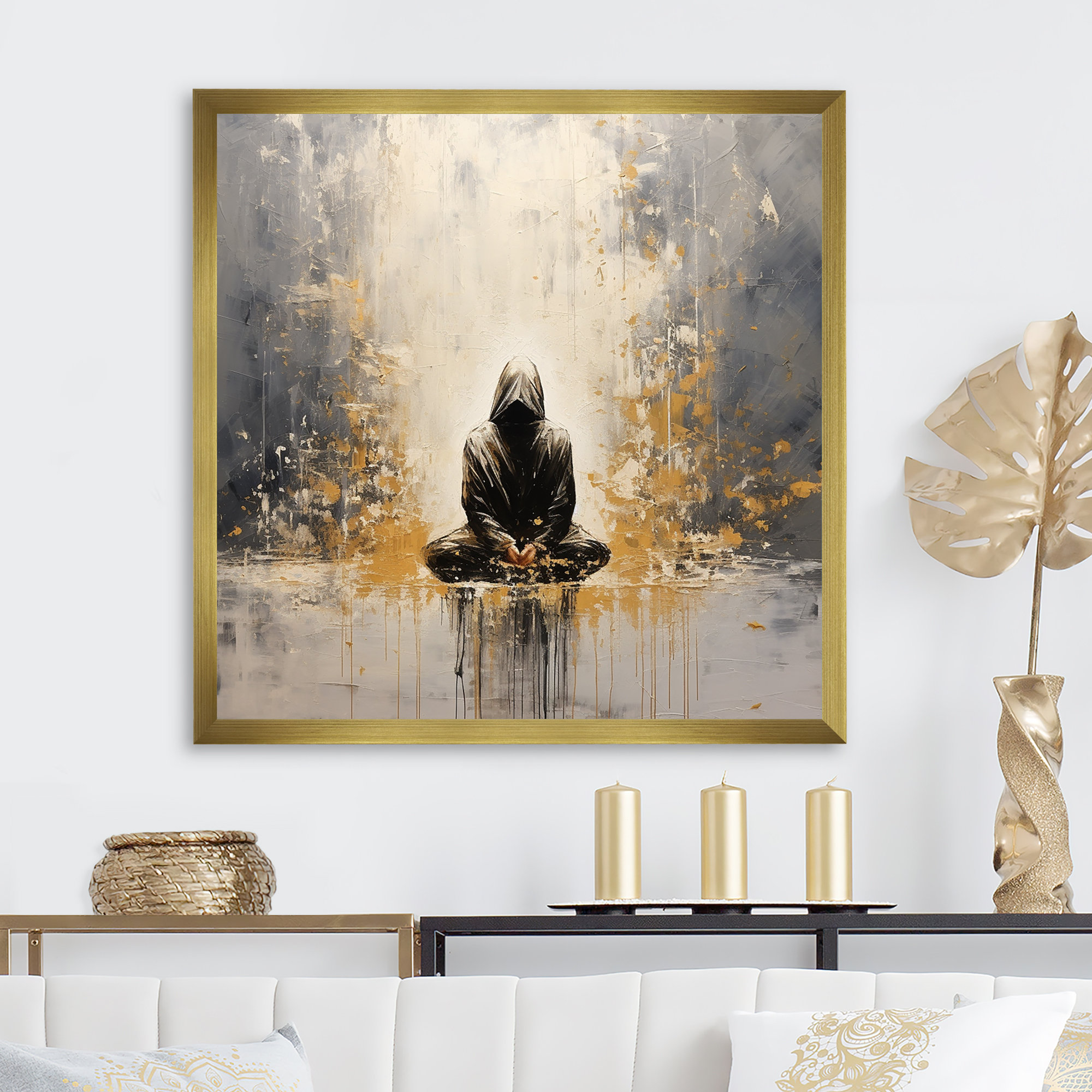 Winston Porter Zen Meditation Position II On Canvas Print | Wayfair