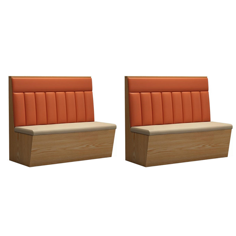 Visual card holder Restaurant Coffee Shop Bar Bakery Casual Bench Faux ...