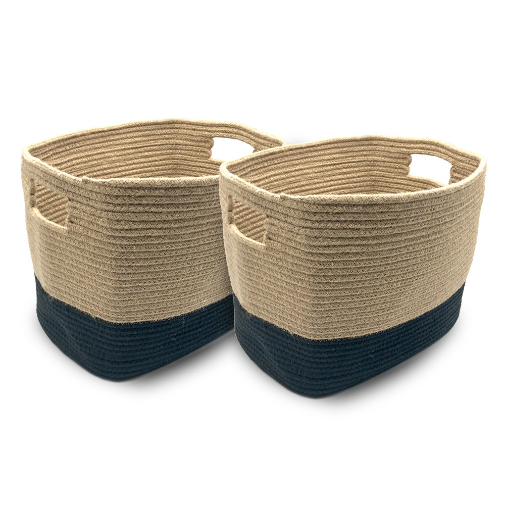 Gracie Oaks Fabric Basket Set & Reviews | Wayfair