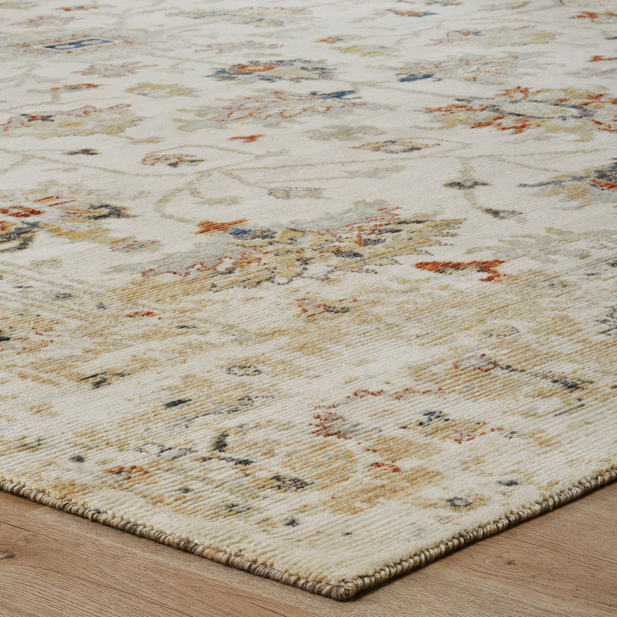 Madison Couture Rugs Traditional Ivory Wool Rich Blend Area Rug ...