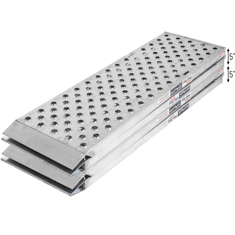 Black Widow Aluminum Arched Folding Lawn Mower Ramps - Wayfair Canada