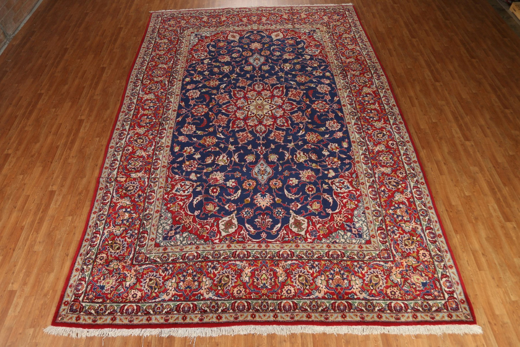 Rugsource Vegetable Dye Isfahan Persian Design Large Rug 11X16 | Wayfair