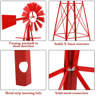 Arlmont & Co. Sia Metal Windmill & Reviews | Wayfair