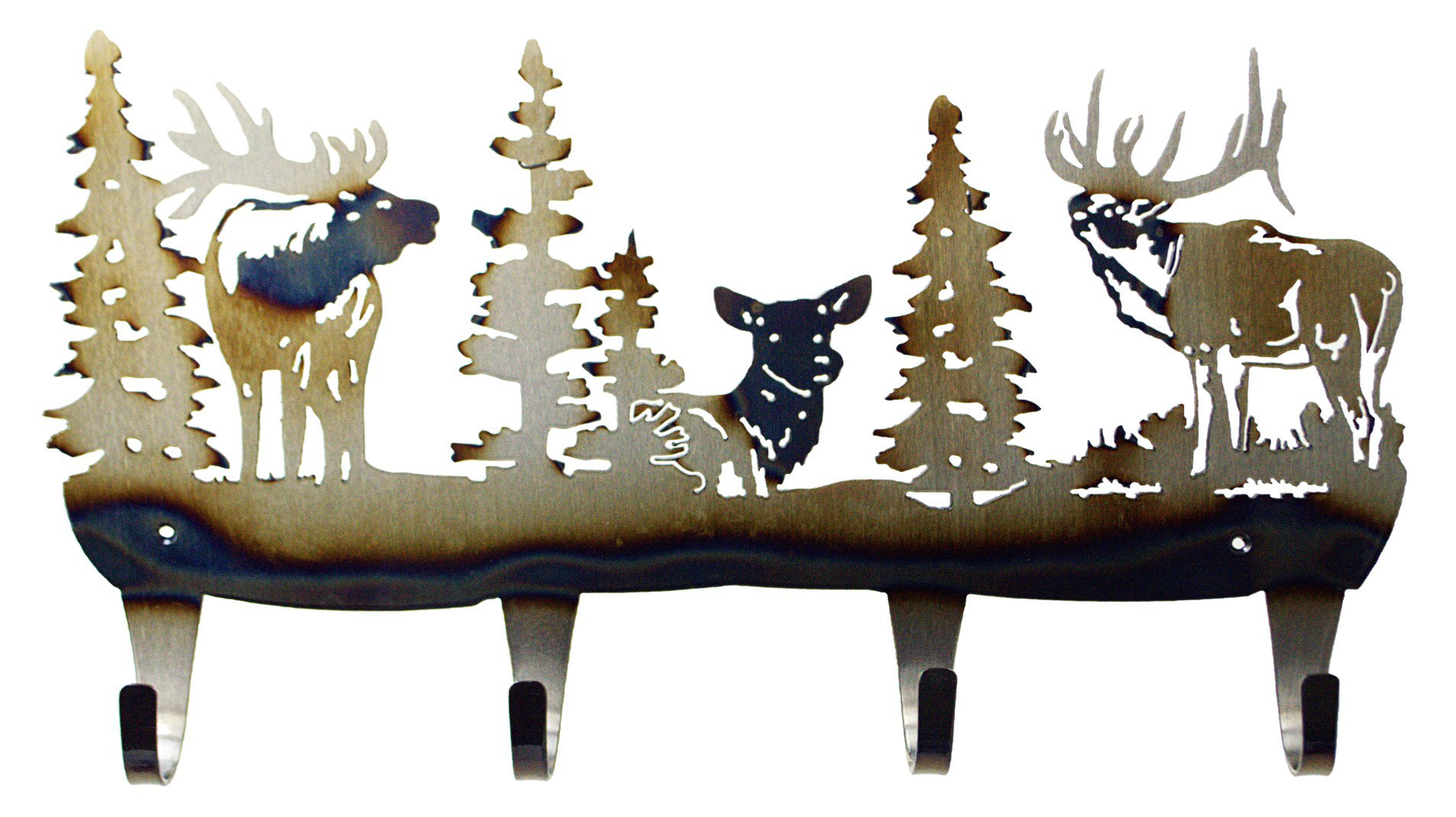 Millwood Pines ELK 4 HOOK COAT HOOK | Wayfair