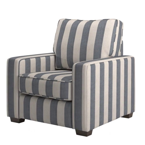 Latitude Run® Beaulah Modern Fabric Upholstered Square Arm Living Room ...