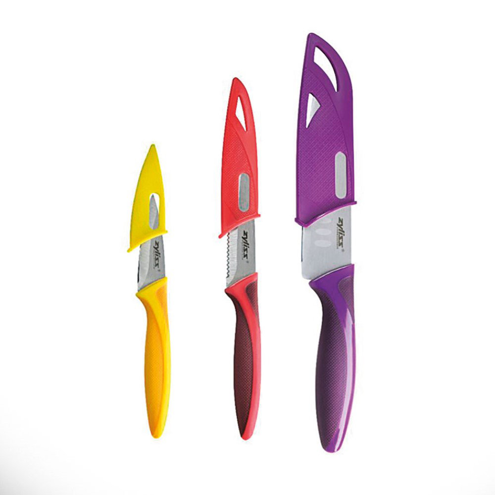 Zyliss 3 Piece Mini Santoku Knife Set & Reviews | Wayfair